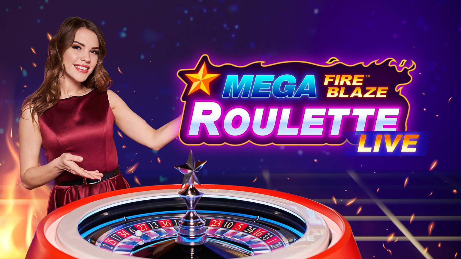 Play Mega Fire Blaze Roulette Slot | Playtech | BetUK